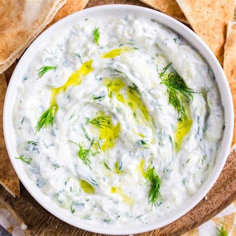 Creamy Tzatziki Sauce Recipe The Kitchen Girl