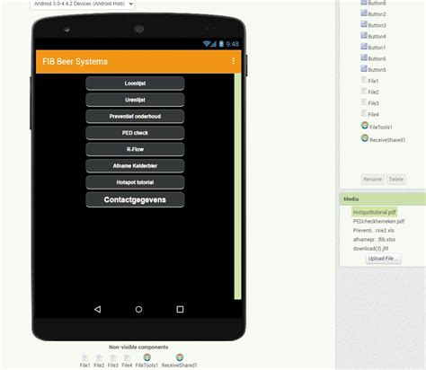 help asked with opening a file through the app mit app inventor help