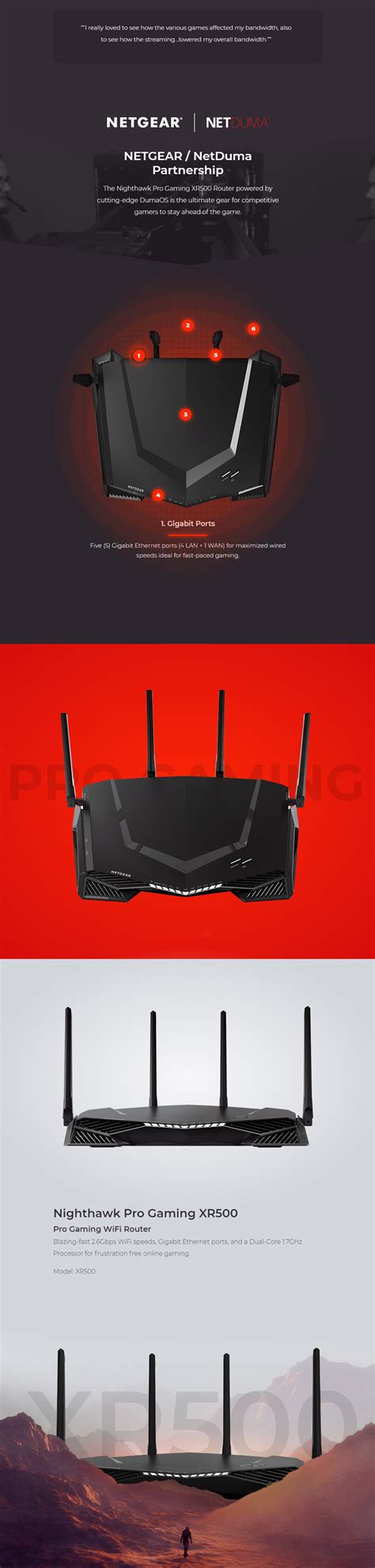 Buy Netgear Xr Nighthawk Pro Gaming Router Xr Aus Pc Case Gear Australia