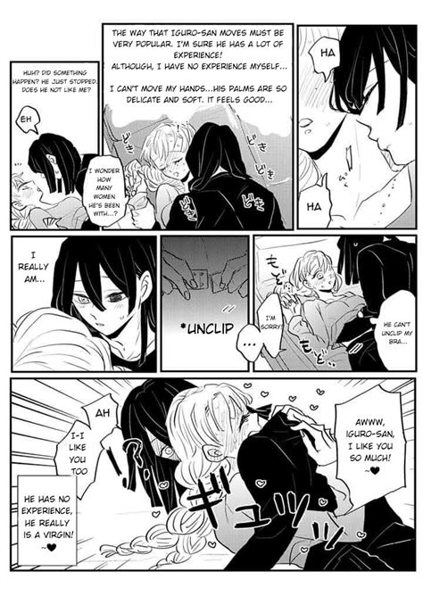 Rule 34 2d Artist Request Before Sex Blush Clothed Couple Demon Slayer Dialogue English Text