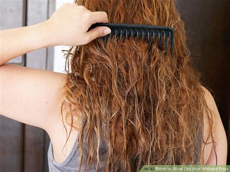 3 Ways To Blow Dry Hair Without Frizz Wikihow