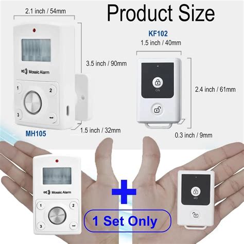Convenient And Effective Indoor Wireless Motion Sensor Alarm Mosaic Alarm Smart Home Series