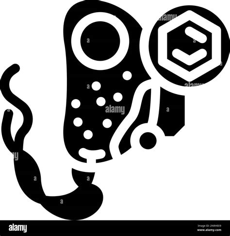 Cell Molecular Structure Glyph Icon Vector Illustration Stock Vector Image And Art Alamy