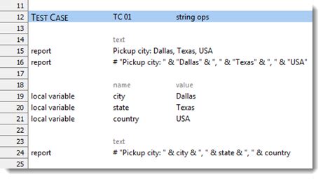 Working With String Variables