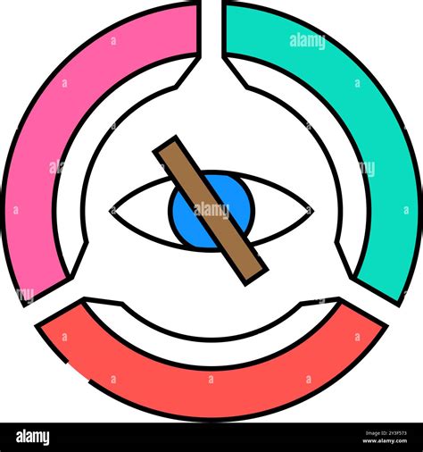 Color Accessibility Ux Ui Design Icon Color Illustration Stock Vector Image Art Alamy