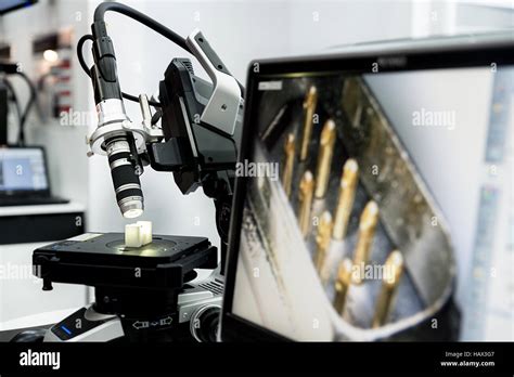 Microelectronics Laboratory With The Measuring Instruments And