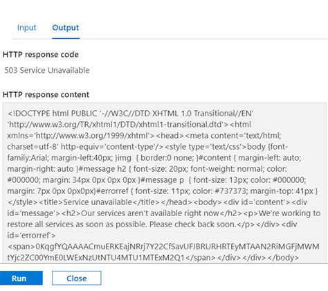 503 service unavailable while executing an azure function microsoft qanda