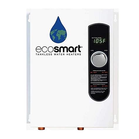 Ecosmart Eco 18 Electric Tankless Water Heater With Patented Self