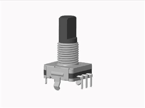 Ec Metal Shaft Rotary Encoder With Threaded Bushing Soundwell Electronic