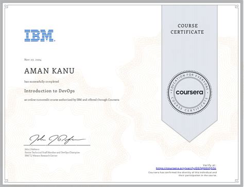 Devops Learningjourney Ibm Coursera Certification Aman Kumar