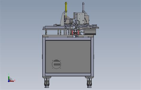 全自动锂电池极耳折弯封盖机 SOLIDWORKS 2010 模型图纸下载 懒石网