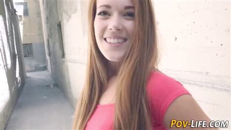 Red Hair Point Of View Teen Cum Discharge