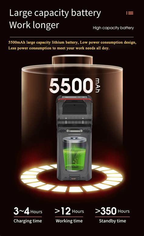 Rugged Handheld Pda Mobile Pos Terminal Barcode Scanner Parking Ticketting Pda Android Pdas With