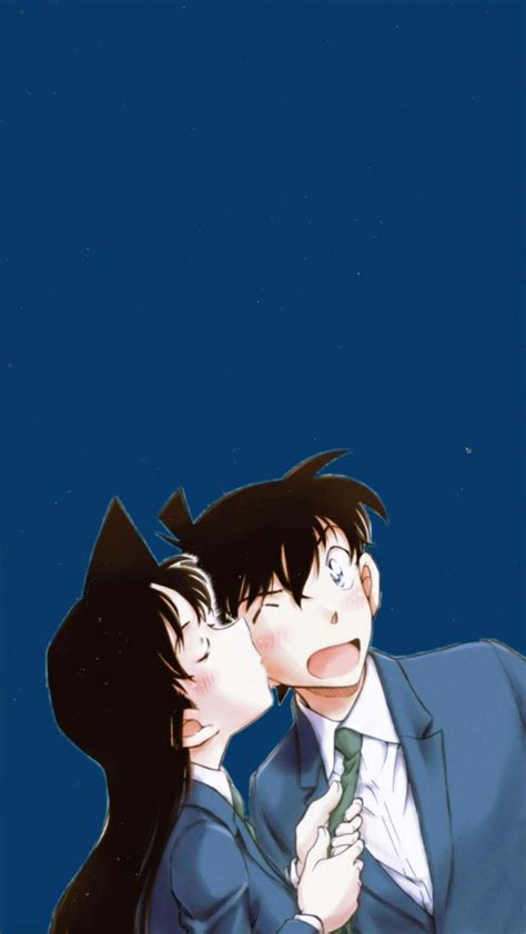 Ran Mouri And Shinichi Kudo Manga Art Detective Conan Wallpapers Anime