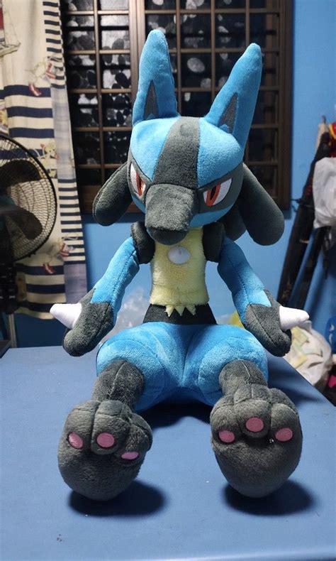 Pokemon Lucario And Litten Plushies Hobbies And Toys Toys And Games On
