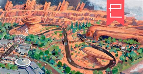 Wallpapers Radiator Springs Map Disney Pixar Cars Welcome