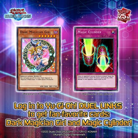 Yu Gi Oh Duel Links Receives Free Cards For The 25th Anniversary