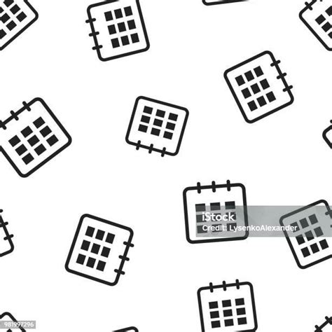 캘린더 일정 아이콘 완벽 한 패턴 배경입니다 비즈니스 개념 벡터 일러스트입니다 알림 달력 날짜 기호 패턴입니다 0명에 대한 스톡