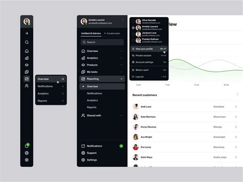 Collapsible Sidebar Navigation — Untitled Ui