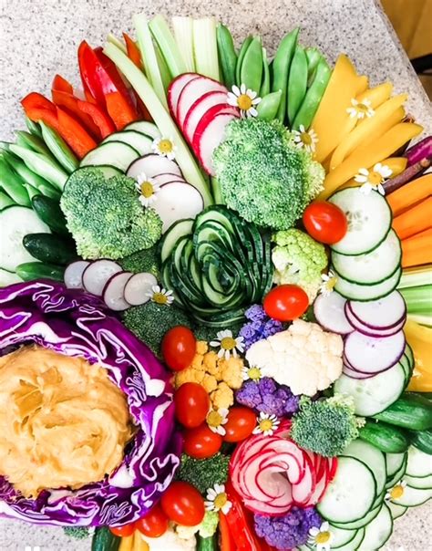Pretty Vegetable Platter How To Blog A Taste Of Paris
