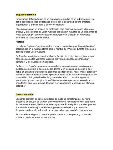 El Guarda Dormilón Pdf
