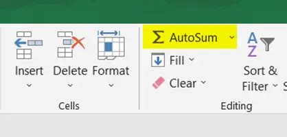 How To Use Autosum In Excel Excelgraduate
