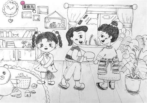 爸爸妈妈好帮手简笔画怎么画简单又好看（流行11张） 简笔画图片大全