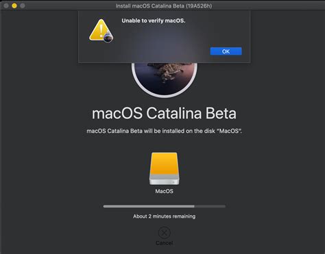 Unable To Install Macos Catalina Beta On An External Drive Unable To