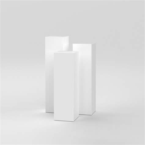 Cube Set 1 30cm White Novu