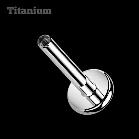 Internal Thread Labret Single Piece Tattoo Gizmo