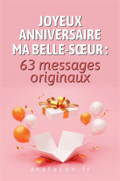 Joyeux Anniversaire Pour Belle Soeur