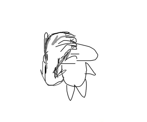 Surprised Anime Girl Drawception
