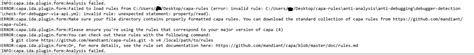 cannot load capa rules from ida7 5 · issue 1202 · mandiant capa · github