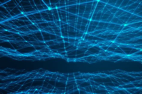 기술 연결 미래 모양 파란색 점 네트워크 추상적인 배경 파란색 배경 개념의 네트워크 인터넷 통신 3d 렌더링 0명에 대한 스톡 사진 및 기타 이미지 Istock