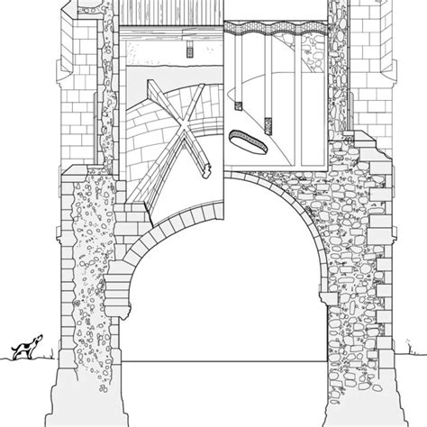 Constructive Axonometric View Of The Galleries Left 16 Th Century Download Scientific
