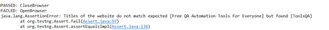 How To Use Testng Asserts With Selenium To Perform Validation