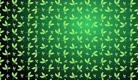 Free Vector Background Leaf Pattern Design Template