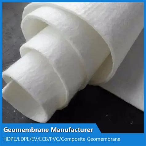 500g 10mm 500g Composite Geomembrane With Two Layers Geotextile One