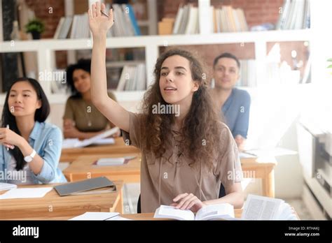 Raising Hand In Class College