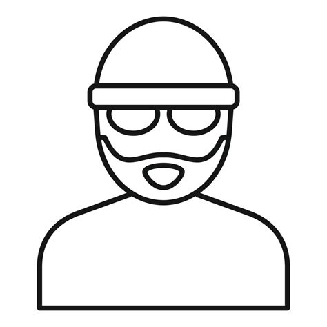 Old Hacker Icon Outline Style 14503150 Vector Art At Vecteezy