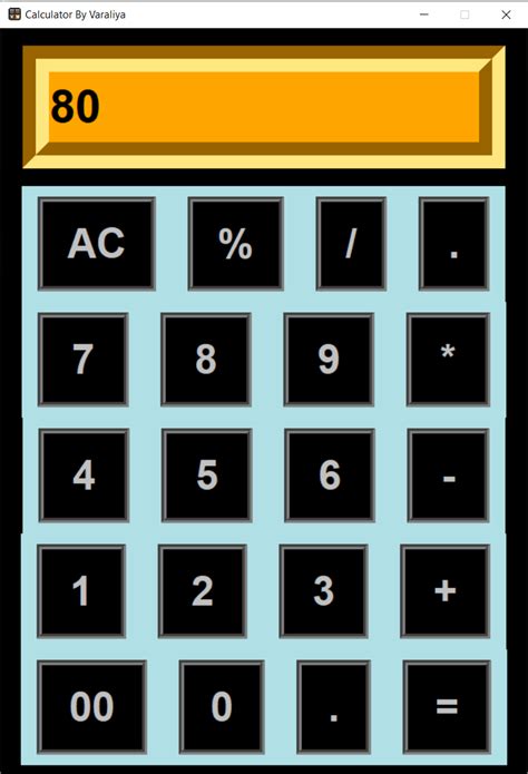 GitHub Mohammedvaraliya PythonGUI Calculator This Is The Best Calculator For Retail Use