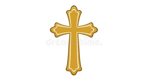 Gold Cross Clip Art Stock Image Illustration Of Religious 360532999