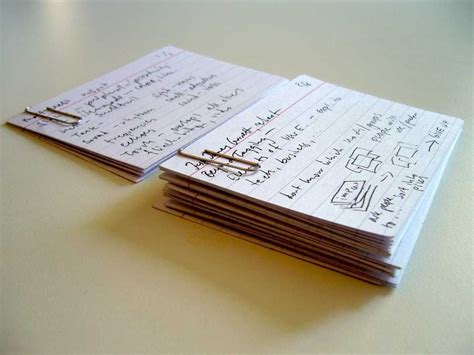 Deep Habits Use Index Cards To Accelerate Important Projects Artofit