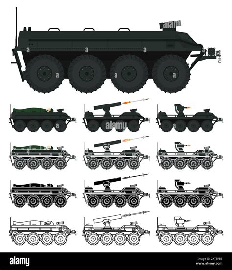 Unmanned Ground Combat Vehicle Stock Vector Images Alamy