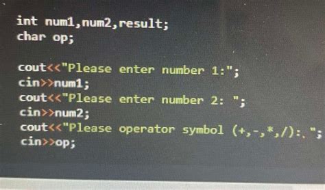 solved convert this c program of mimic calculator by