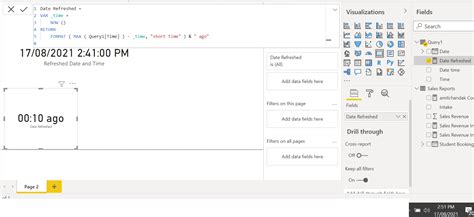 solved show date last refreshed on power bi microsoft power bi community