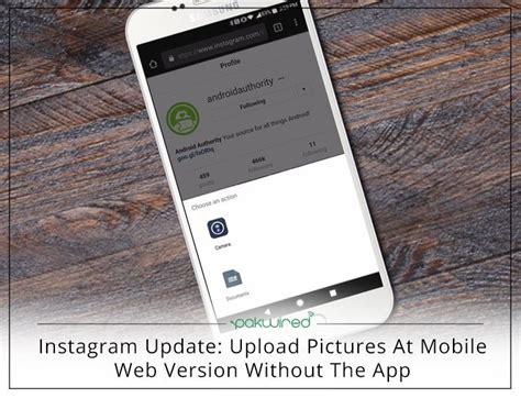 Instagram Update Upload Pictures At Mobile Web Version Without The App