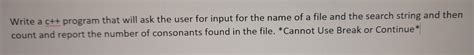 Solved Write A Ctt Program That Will Ask The User For Input