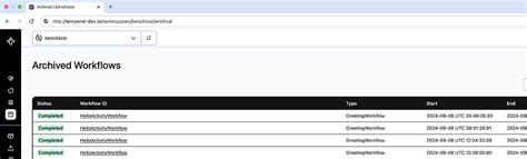 Retrieving Archived Workflow Data From S3 Via Ui And Tctl Workflow List
