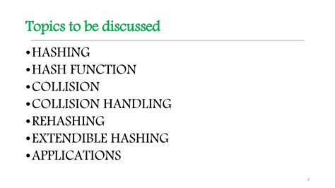 Data Structures Hashing Pptx Databases Computer Software And